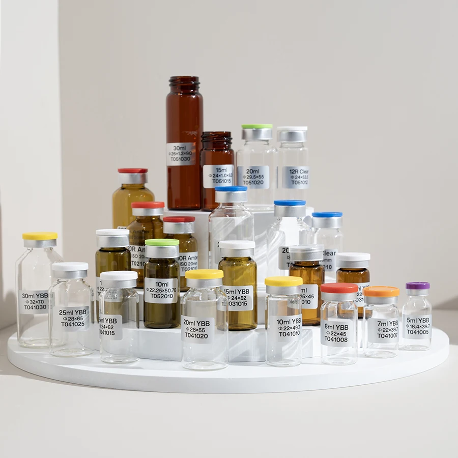 2ml 3ml 5ml 7ml 8ml 10ml 15ml 20ml 25ml 30ml Injection Mini Empty Glass ...