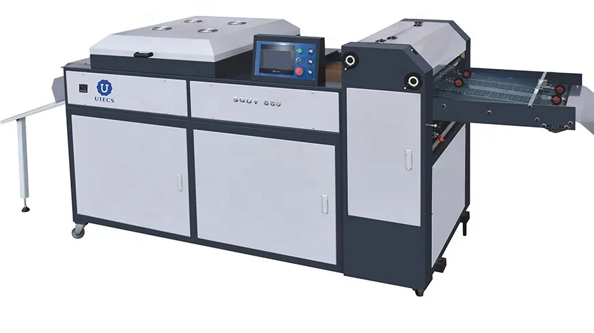 Sguv620a Semi Automatic Cardboard Uv Coating Machine,Carton Poster Thin ...