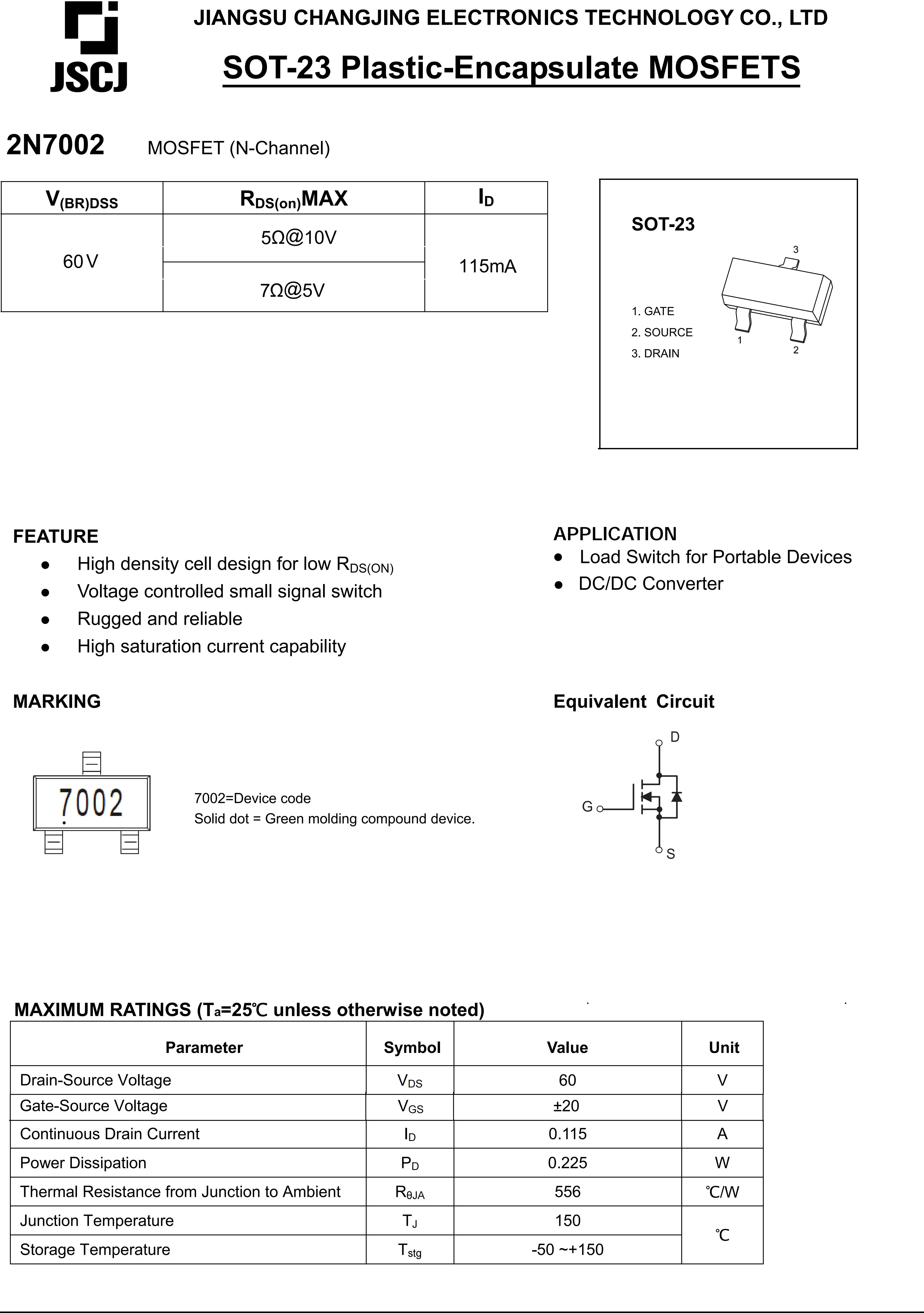 2n7002 Sot-23 Plastic-encapsulate Mosfet - Buy 2n7002 Sot-23,Mosfet,2n7002 Product on Alibaba.com