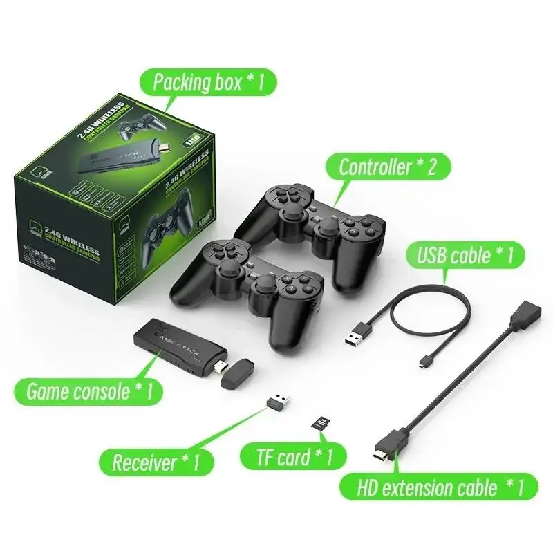 M8 Video Game Console - 4K HD with Built-in 20000 Games