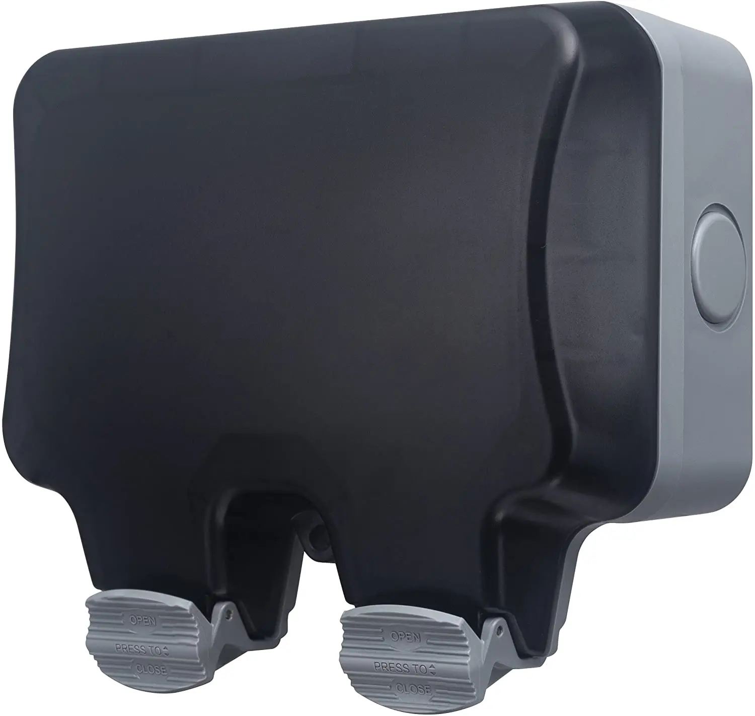 BS Electrical Double Weatherproof Outdoor Switched Power Socket