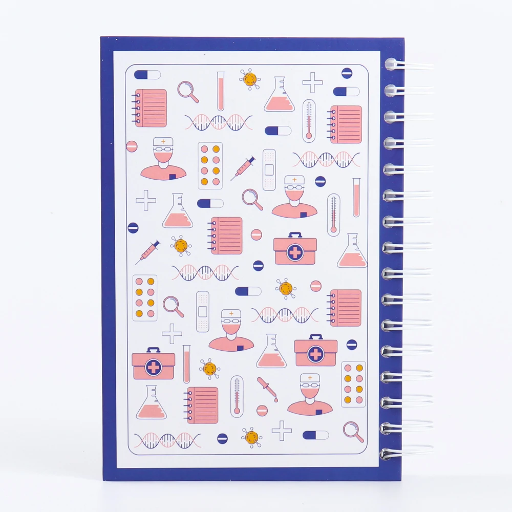 Custom 2024 Logo Printing Luxury School Journal Notebook Spiral Daily ...