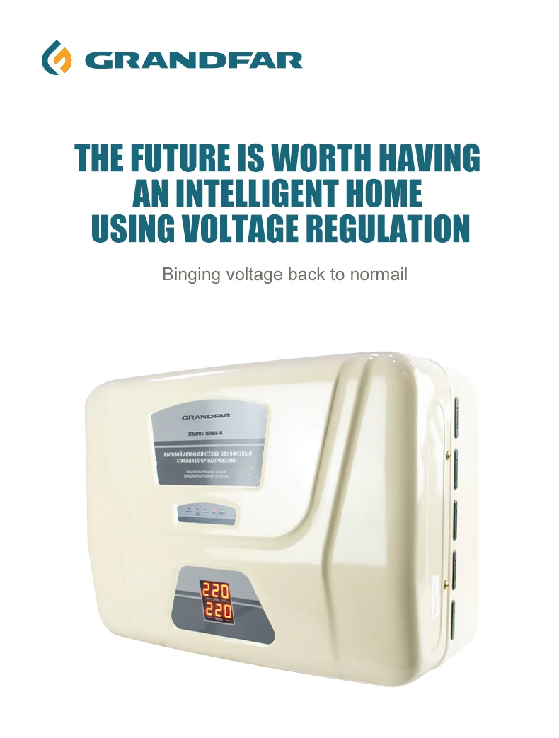 Grandfar 10kva Voltage Regulators/stabilizers Automatic Relay Type 95v ...