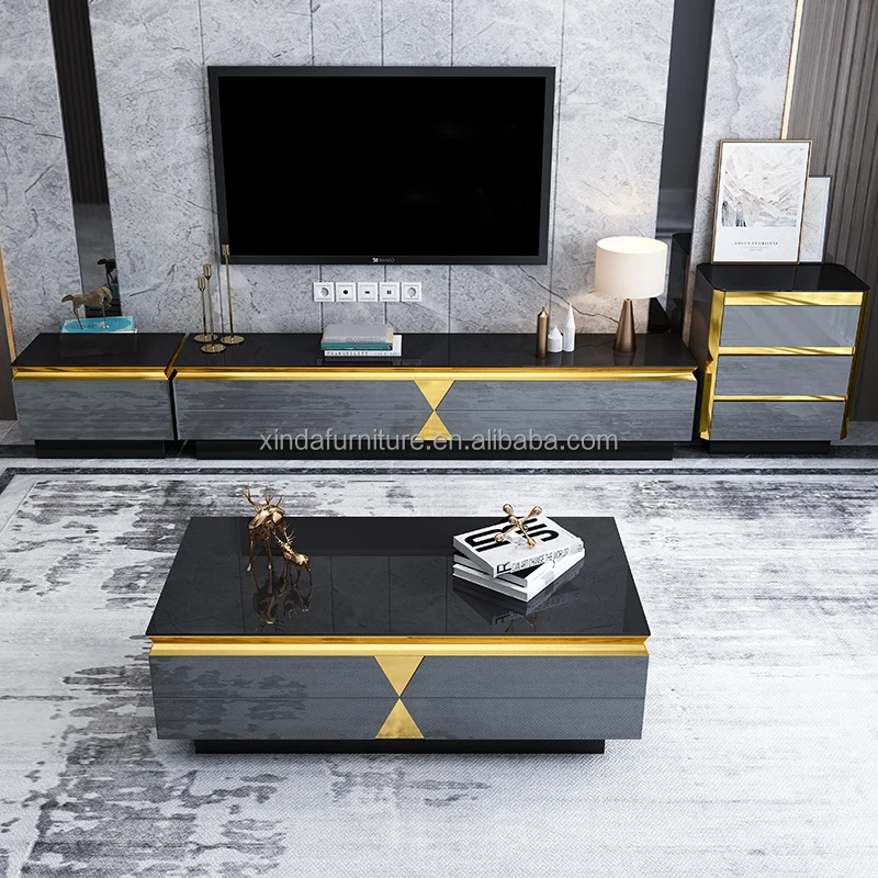 2023 Tv Unit Bench Console Cabinets Modern Tv Stand And Coffee Table ...
