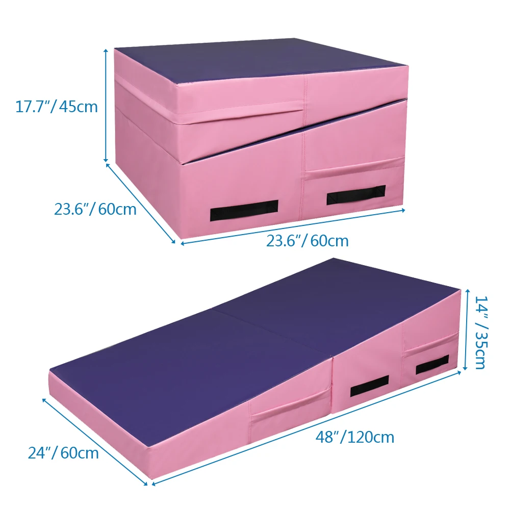 High Quality Folding Incline Wedge & Slope Mat Durable & Affordable Gym ...