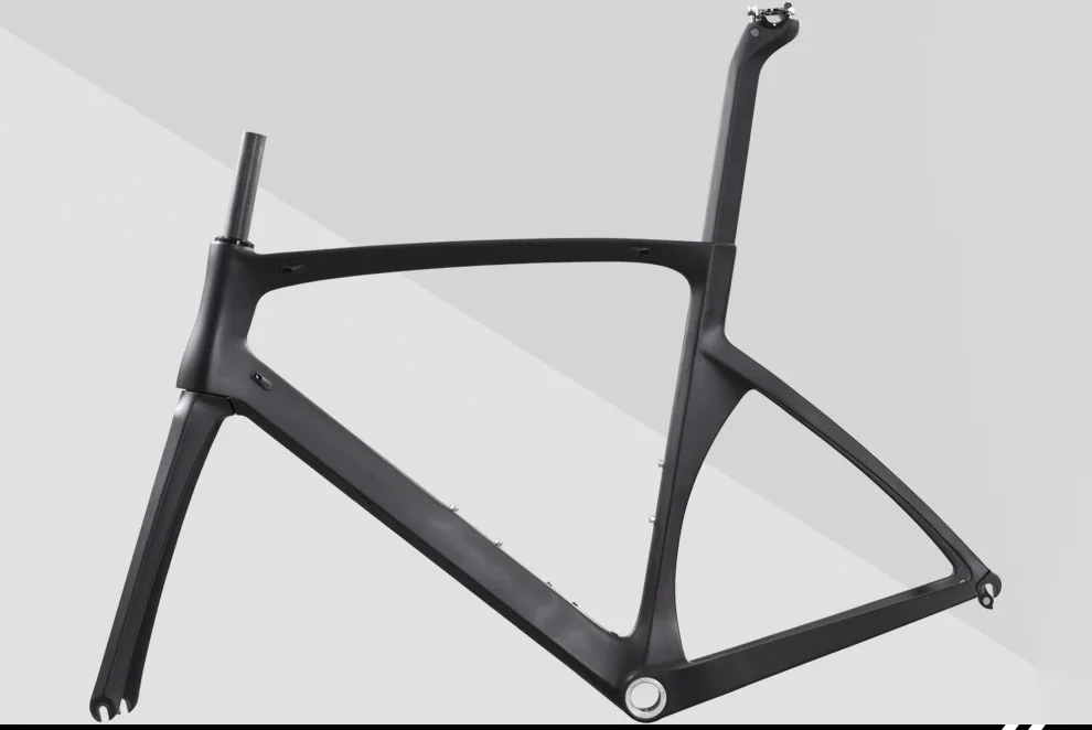Full Carbon Fiber Road Bike Frame 700C V-Brake Di2 and Mechanical ...