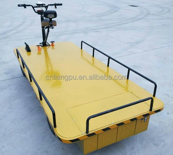 Electric 1000kg Load Platform Cargo Carrier Trolley Heavy Loading Transport Cart Moving Carts