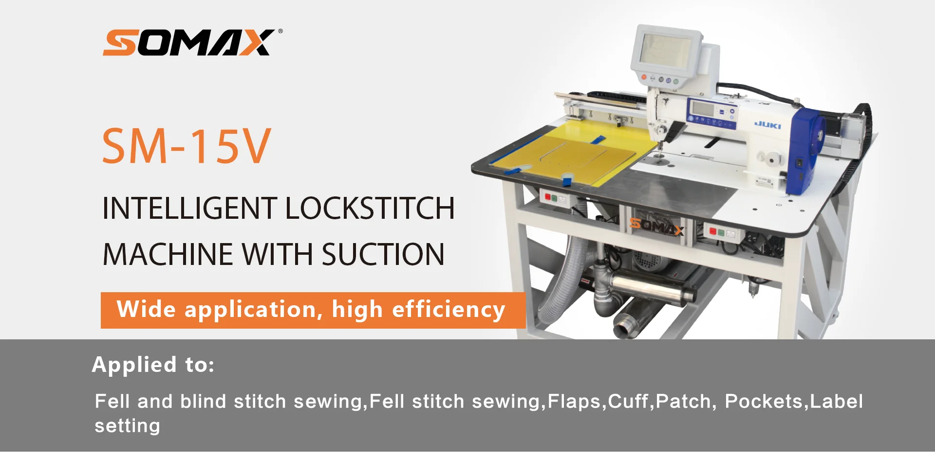 Somax Sm-15v Automatic Pattern Template Sewing Machine Lockstitch ...
