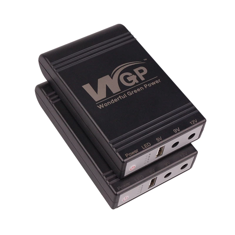 WGP Portable Battery Backup DC Input 5V 9V 12V Power Bank Mini UPS for ...