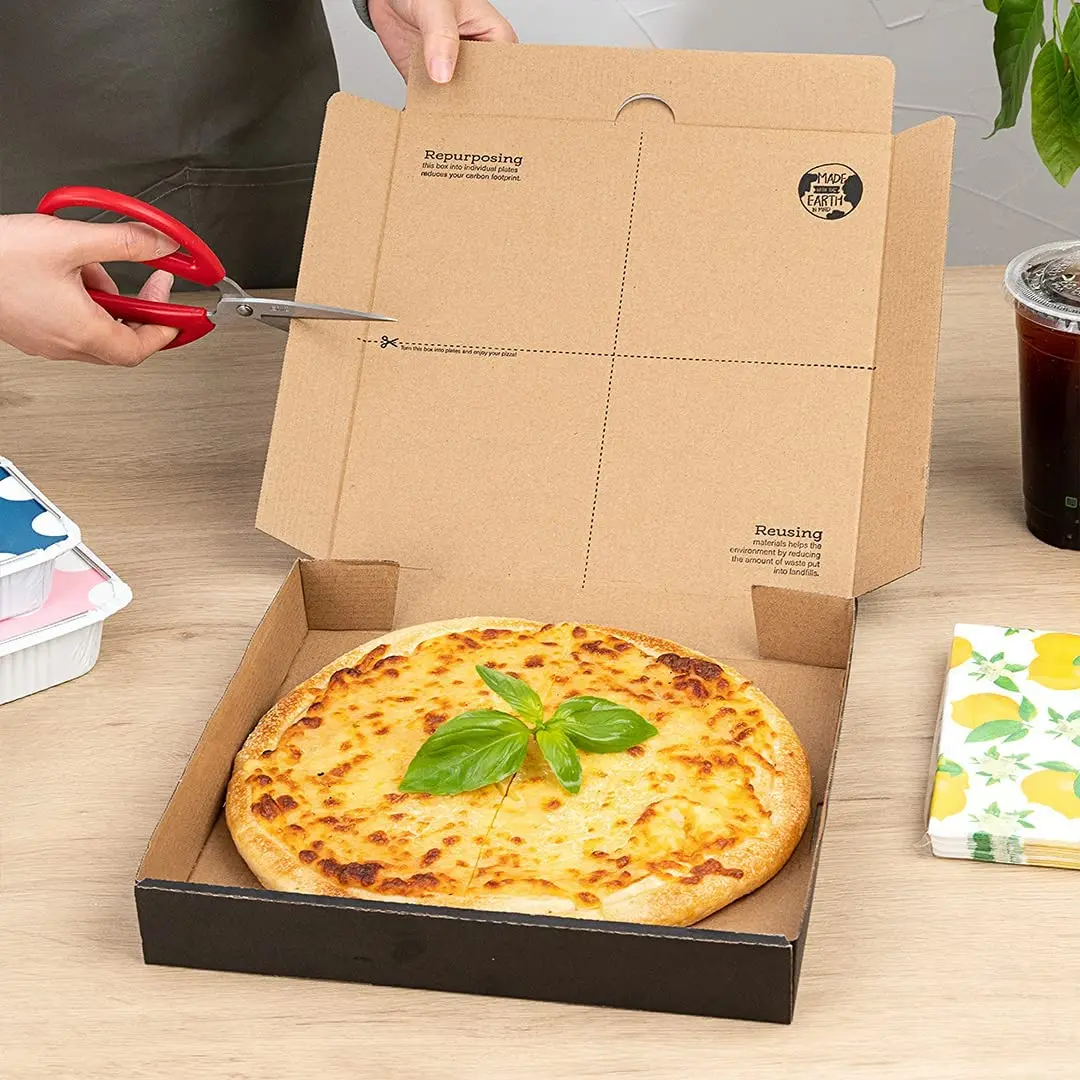 Creatrust Private Label Pizza Boxes - Eco-Friendly & Stylish