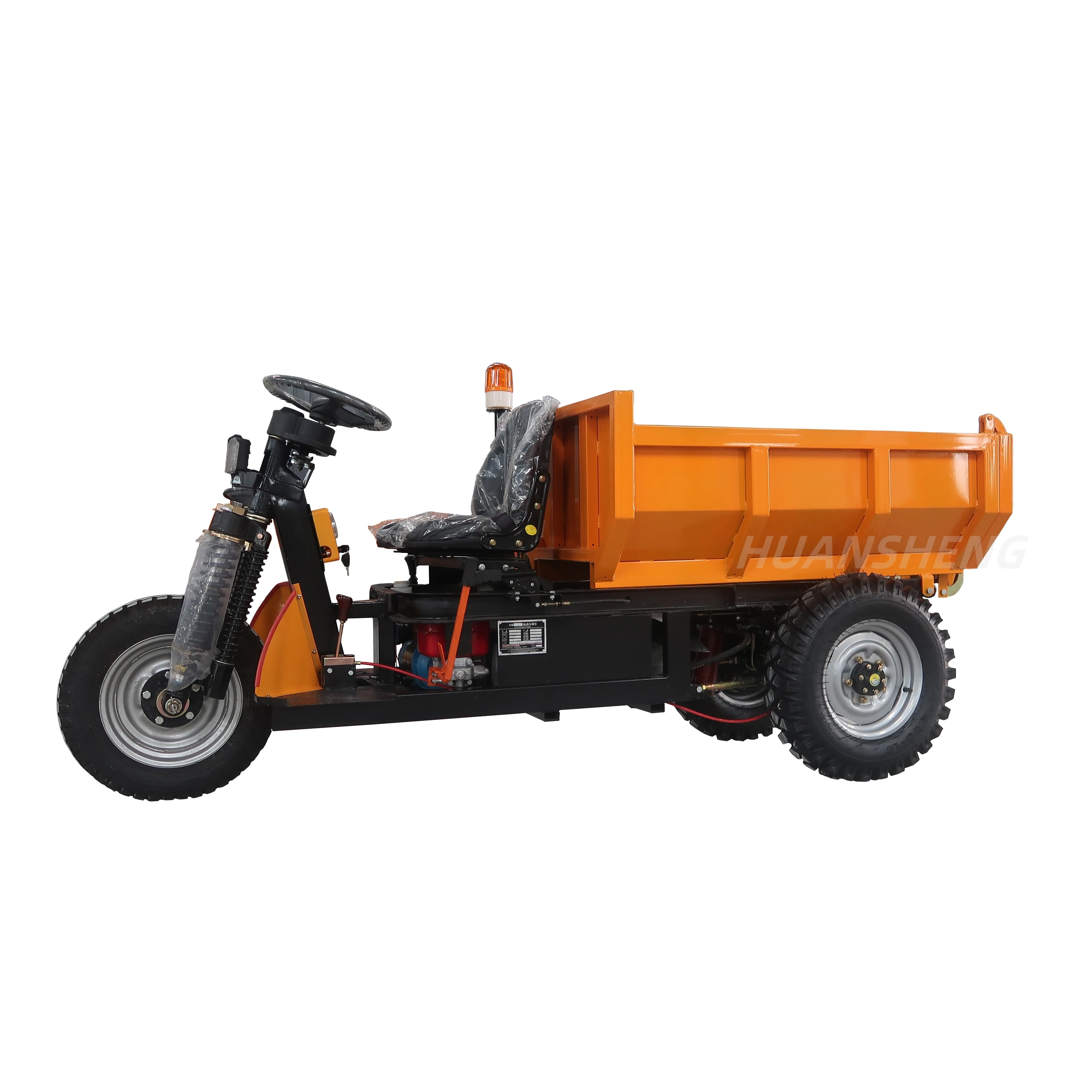 Electric Tricycle Dumper For Precast Machine Diesel Tricycle 2t 3t ...