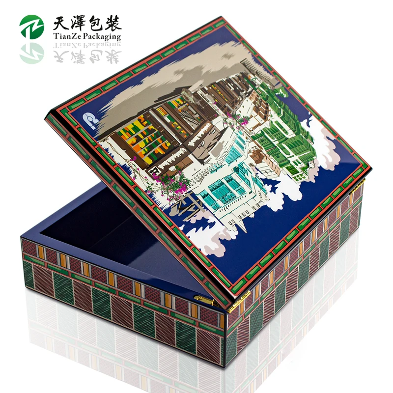 Customized High Gloss Varnish MDF Wooden Gift Box - Luxury Chocolate ...