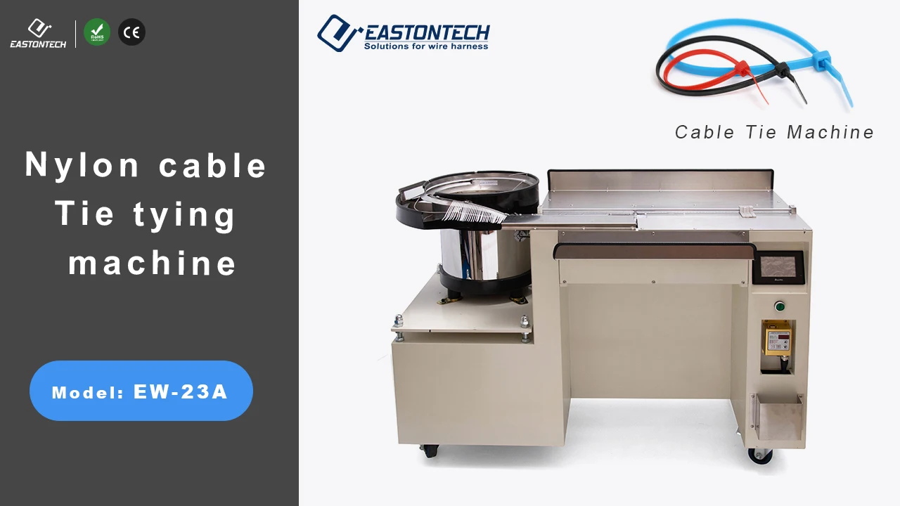 Ew-23a Desktop Automatic Nylon Zip Cable Tie Self-locking And Cutting ...