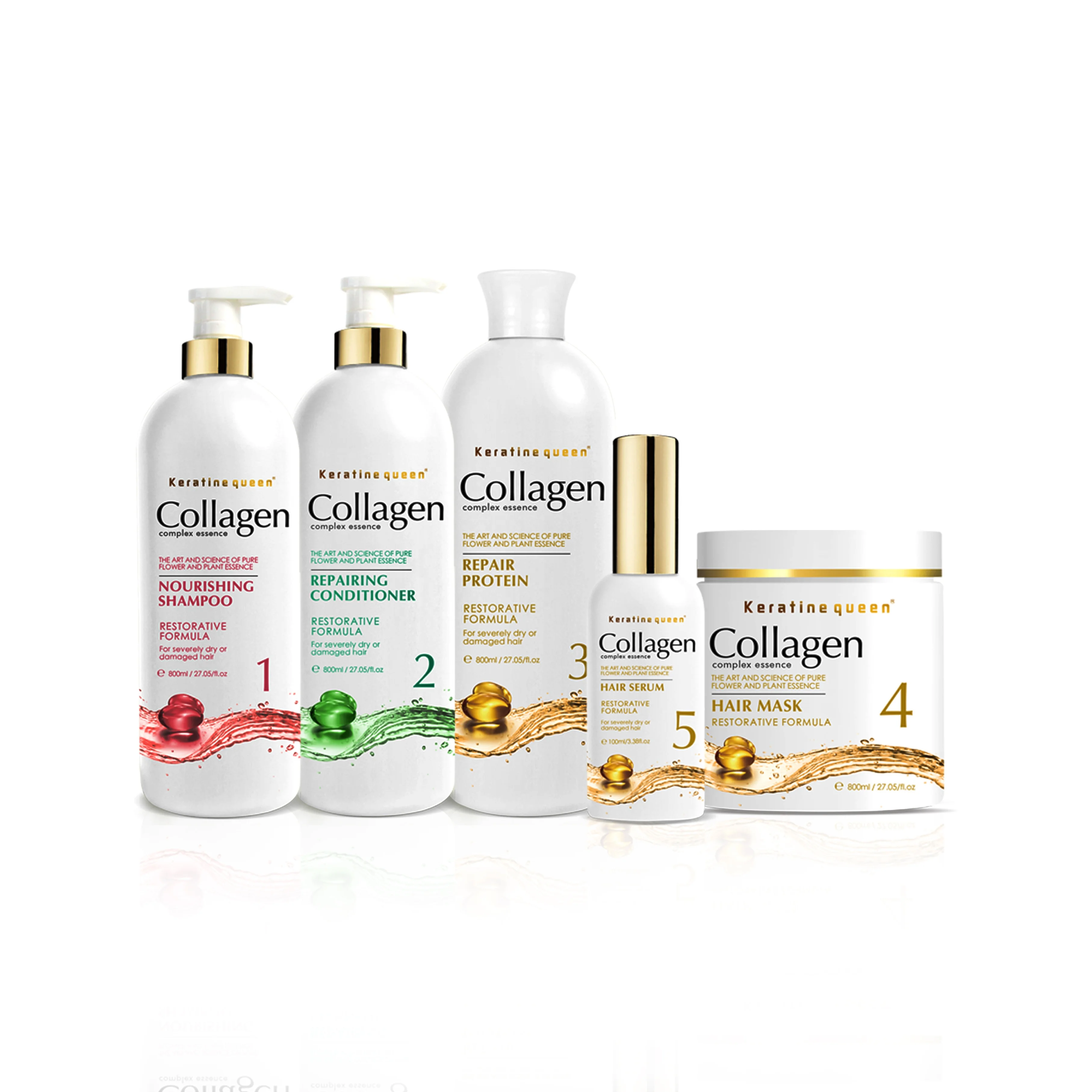 Oem Custom Collagen Hair Shampoo And Conditioner Set Hair Care Shampoo ...