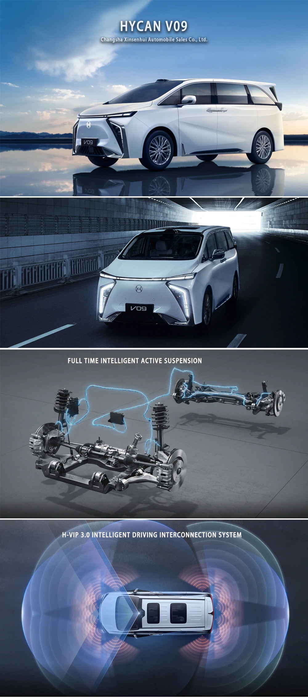 2024 Electric Vehicle Gac Hycan V09 2024 670km 620km Family Car Mpv New Energy Vehicle Hycan V09 ...