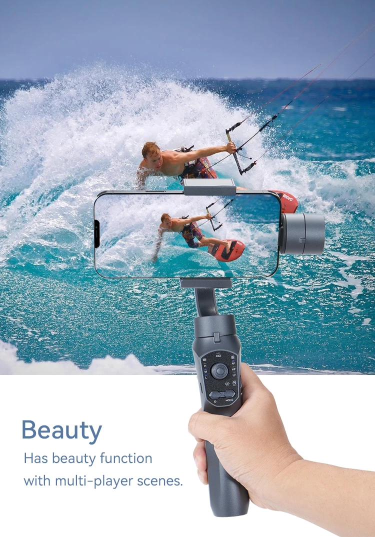 F10 Smartphone Auto Gimbal Stabilizer - Stable Handheld Cameras