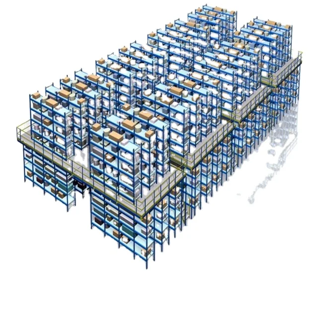 Jrackinig Mezzanine Floor Rack System For Multi-level Storage With ...