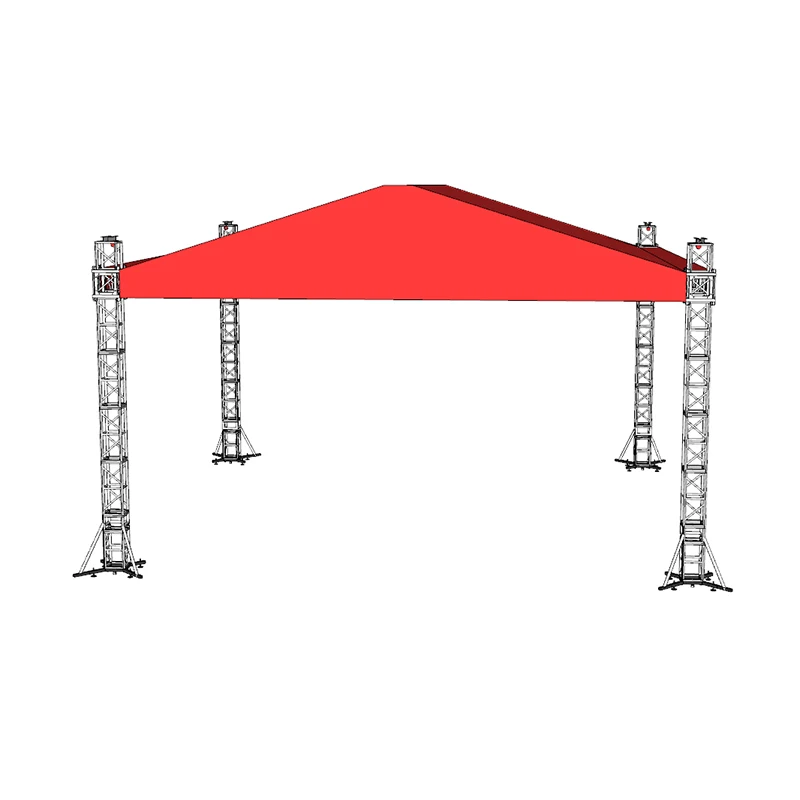 Aluminum Outdoor Event steel truss bridge System Concert Roof light ...
