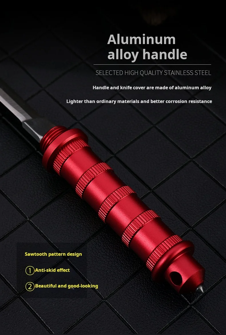 Outdoor Portable Mini Straight Stainless Steel Knife Multi-purpose ...