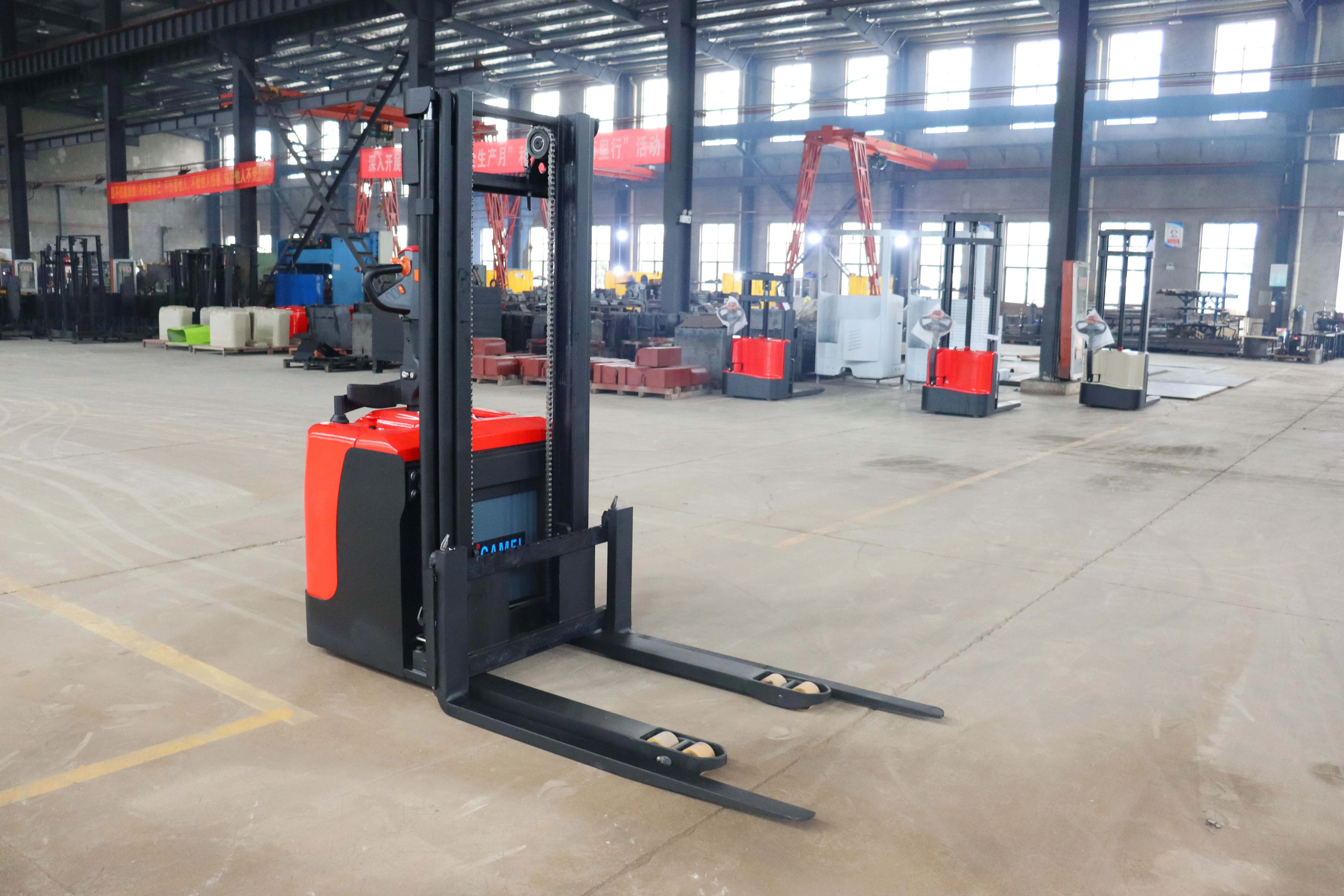 Custom Electric Pallet Stacker - 2 Ton Vertical Storage