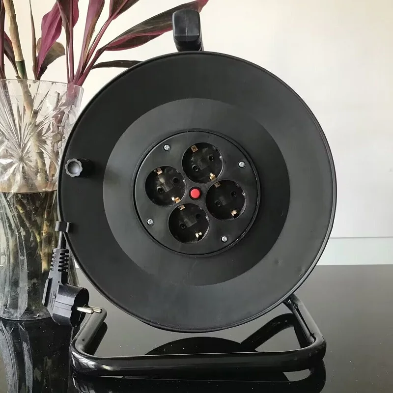 Europe Cable Reel 50m 100m - Buy Retractable Cable Reel,Plastic Cable ...