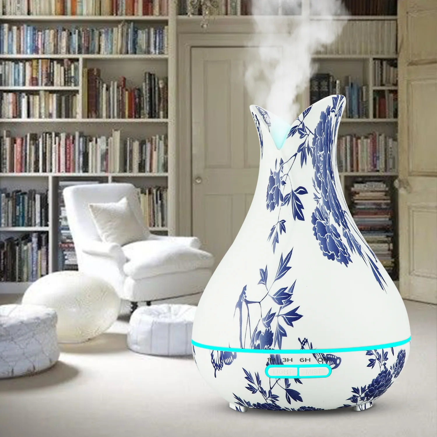 Blue and White Porcelain Aromatherapy Diffuser - 400ml