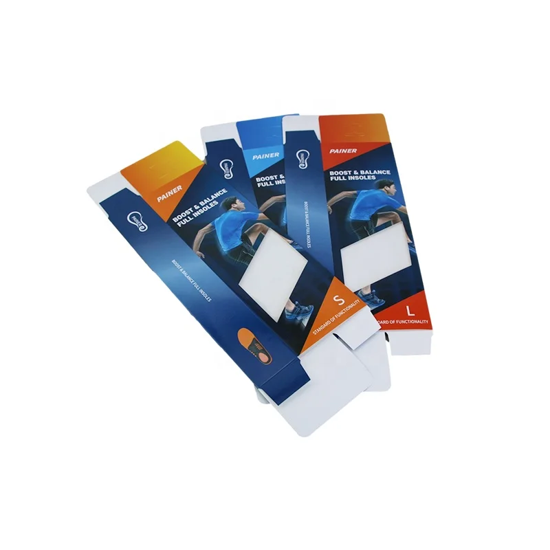 Custom Shoe Pad Insole Packing Box - Buy Custom Printing Color Logo ...