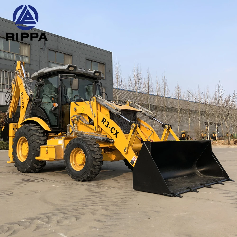 Rippa Wheeled Backhoe Loader Digger Retroexcavadora Bachoe Loader ...