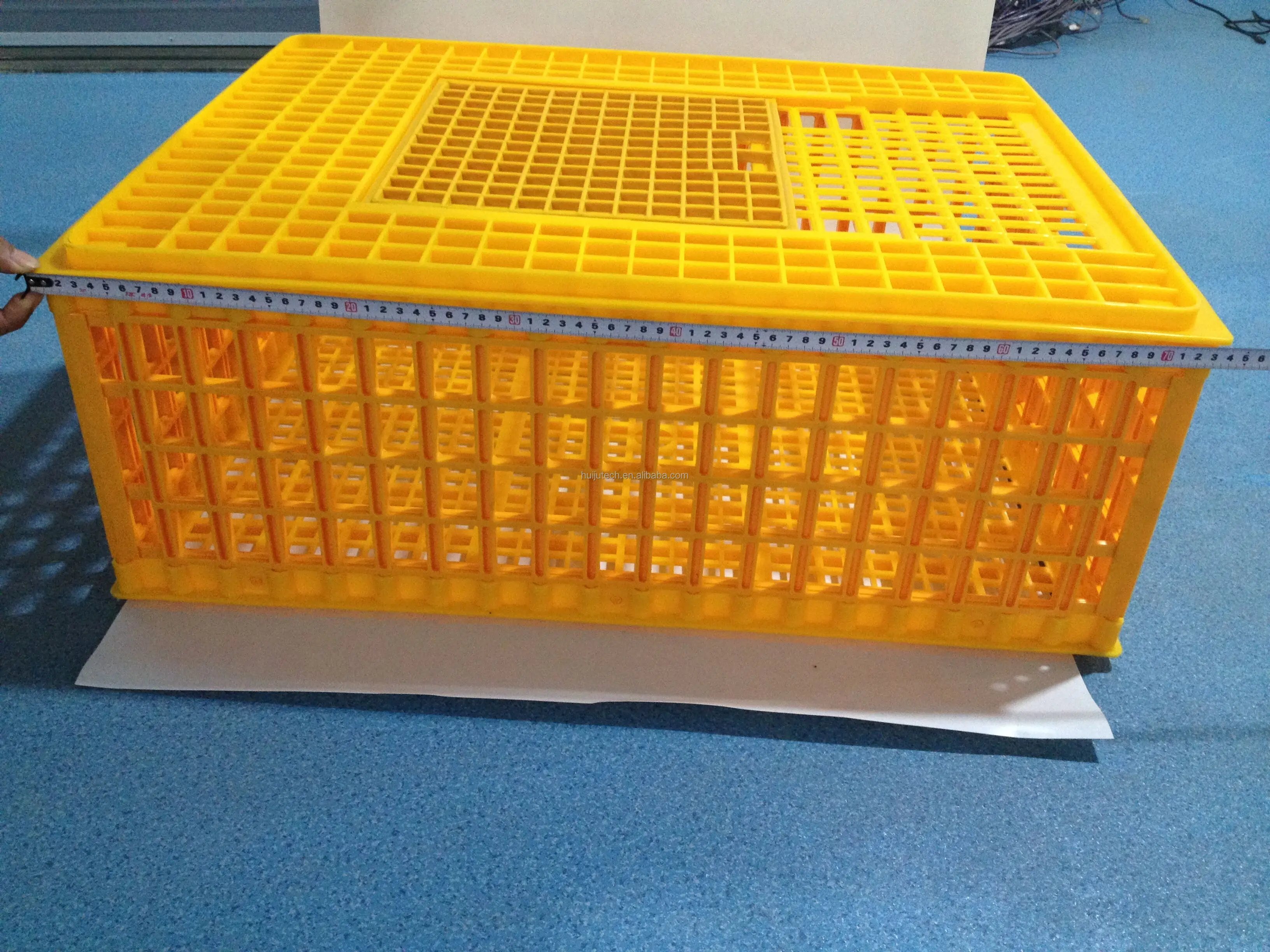 Durable Chicken Transport Crate - 750*550*330mm Plastic