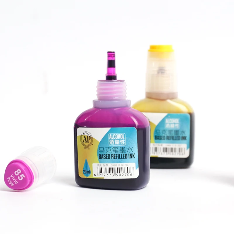 Superior New Products Alcohol Based Refilled Ink With Bottle 216 Colors ...