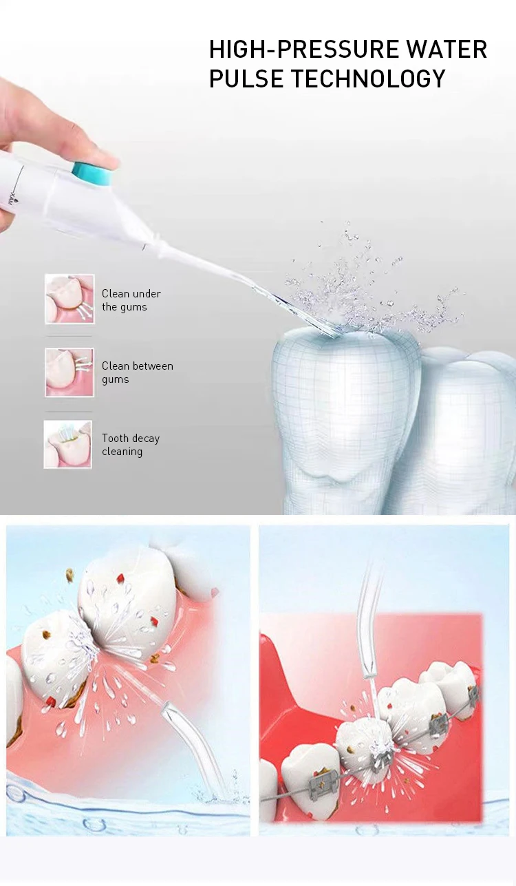 Dental Care Mini Small Cordless Portable Water Flosser