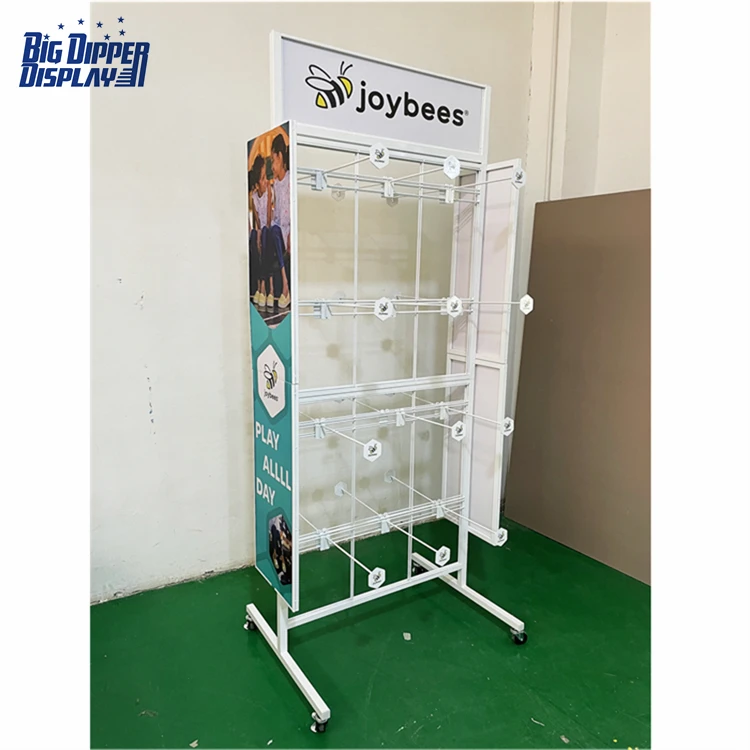 FF01 exhibidores commercial slipper display rack for flip flops and ...