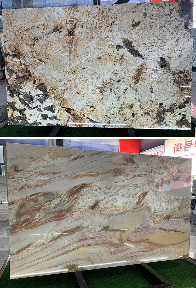 Luxury Brazilian Translucent Quartzite Stone Wall Veneer