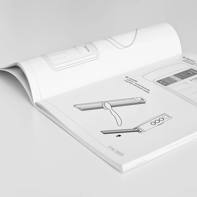 Custom Folded Flyer Leaflet User Manual Products Catalog Commodity ...