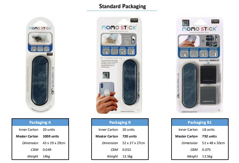 Momo Stick Various Colors For Leather Material Design Phone Holder Free ...