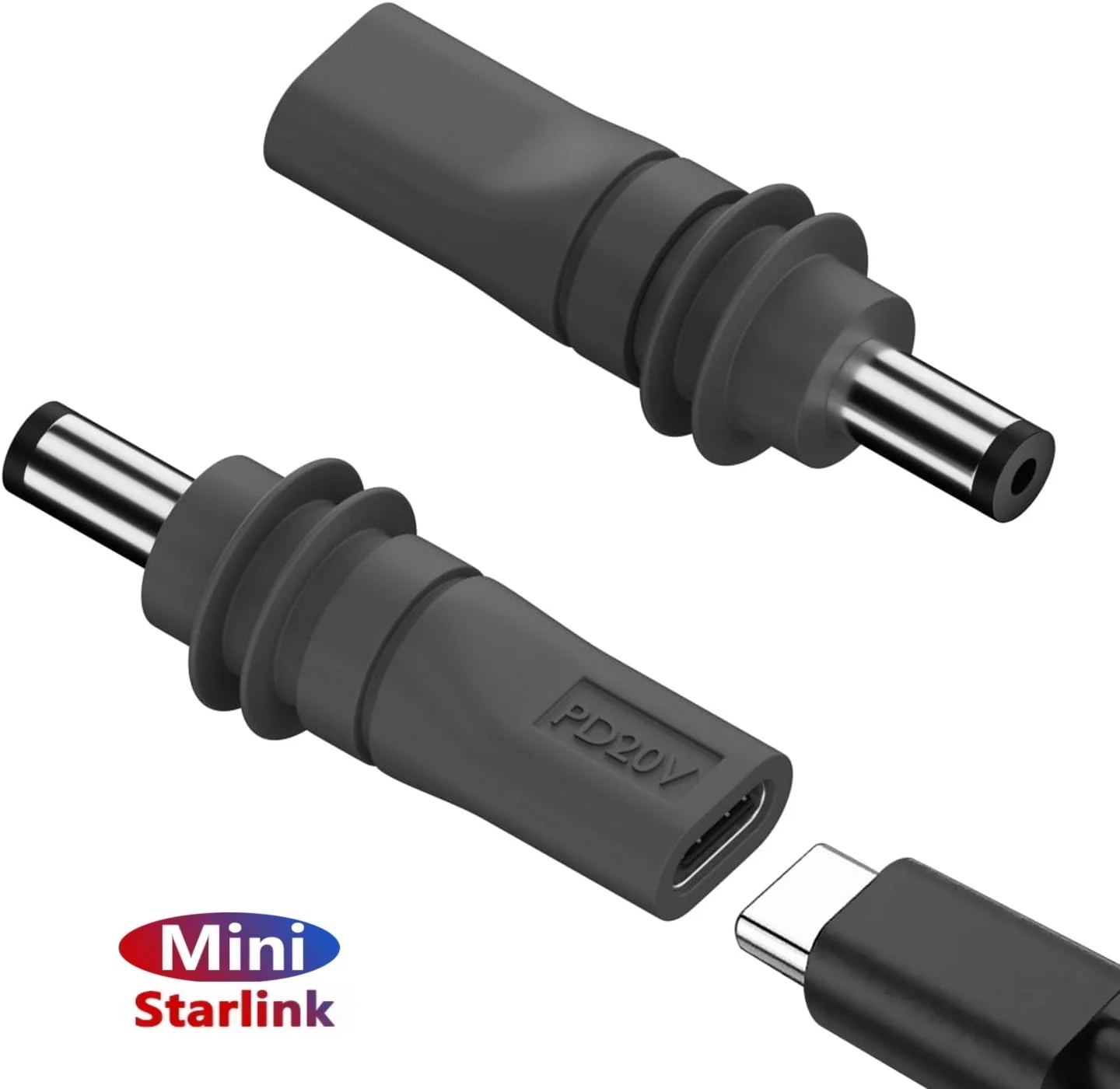 USB-C to DC 5521 Adapter Connector USB C Male to DC Female Power ...