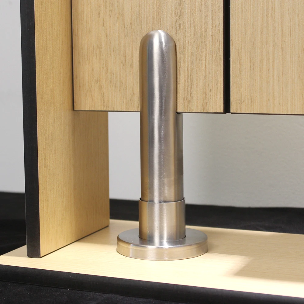 Stainless Steel Toilet Partition Legs - Adjustable & Durable