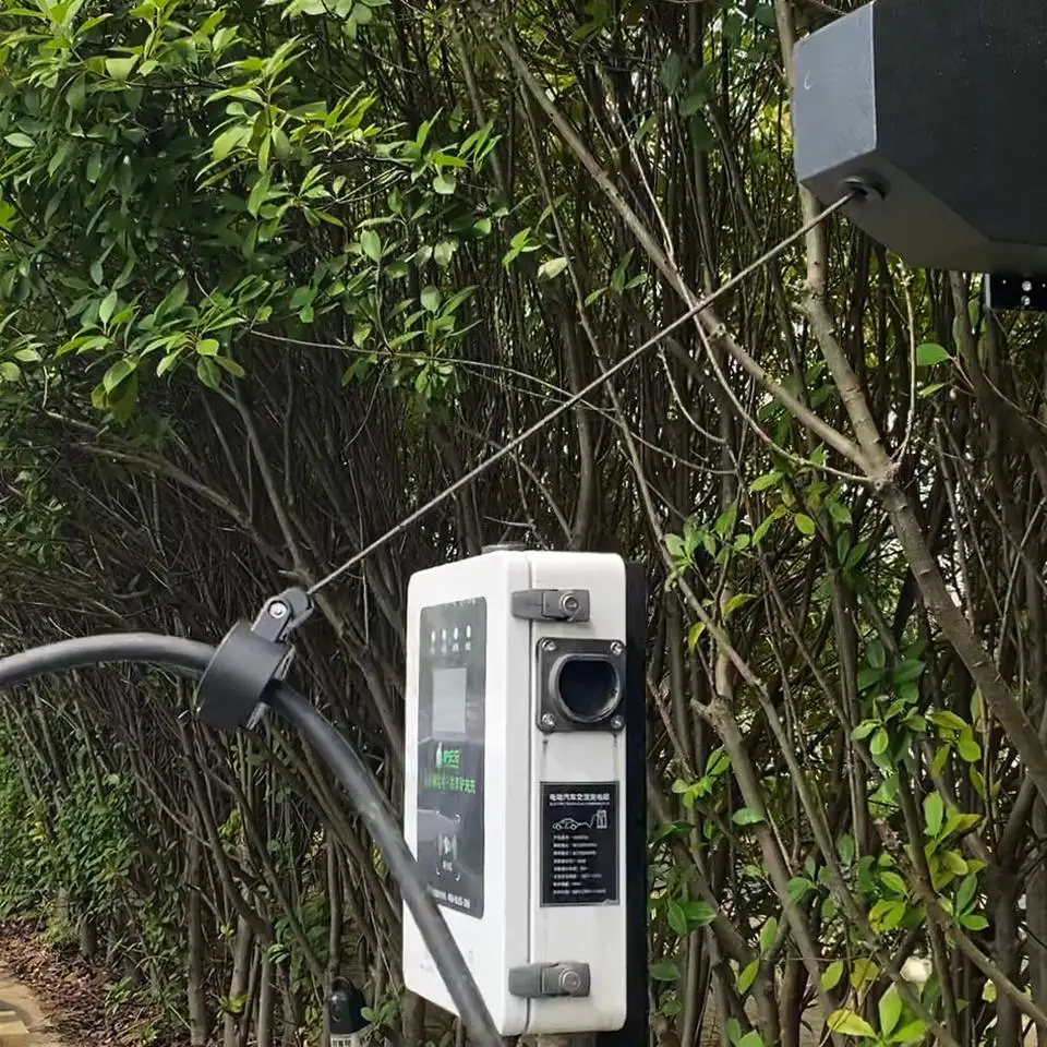 Spring Loaded Cable Retractor for EV Chargers - 2 Year Warranty