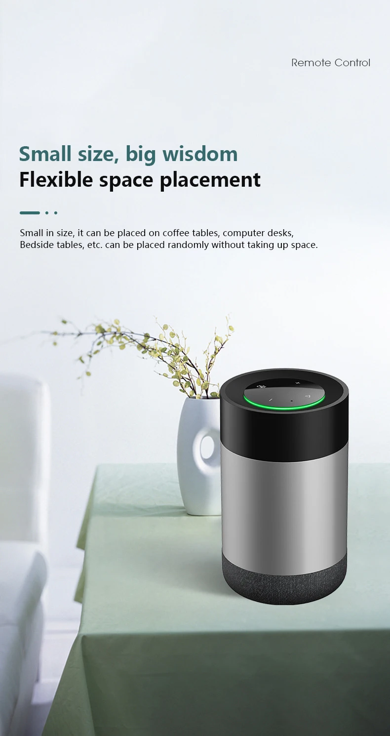 Tuya Smart Speaker - Mini, Portable, and Voice-controlled