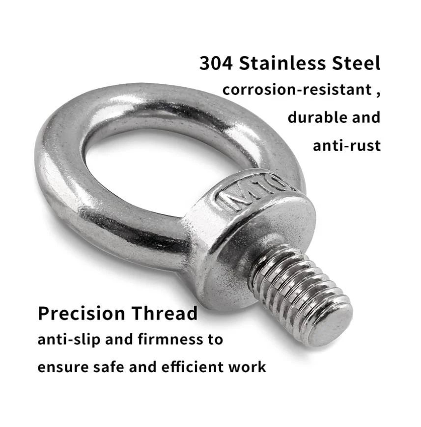 Din580 M10 Eye Bolt Stainless Steel Lifting Eyebolt - Buy M10 Eye Bolt ...