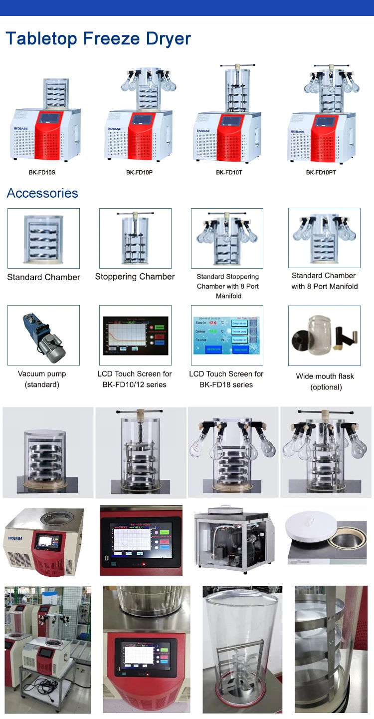 Biobase Vertical Freeze Dryer Stoppering Chamber With 8 Port Manifold ...
