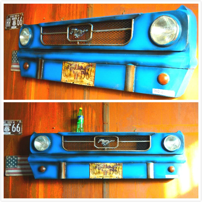Metal Car Model - Retro Wall Decoration for Home & Garden