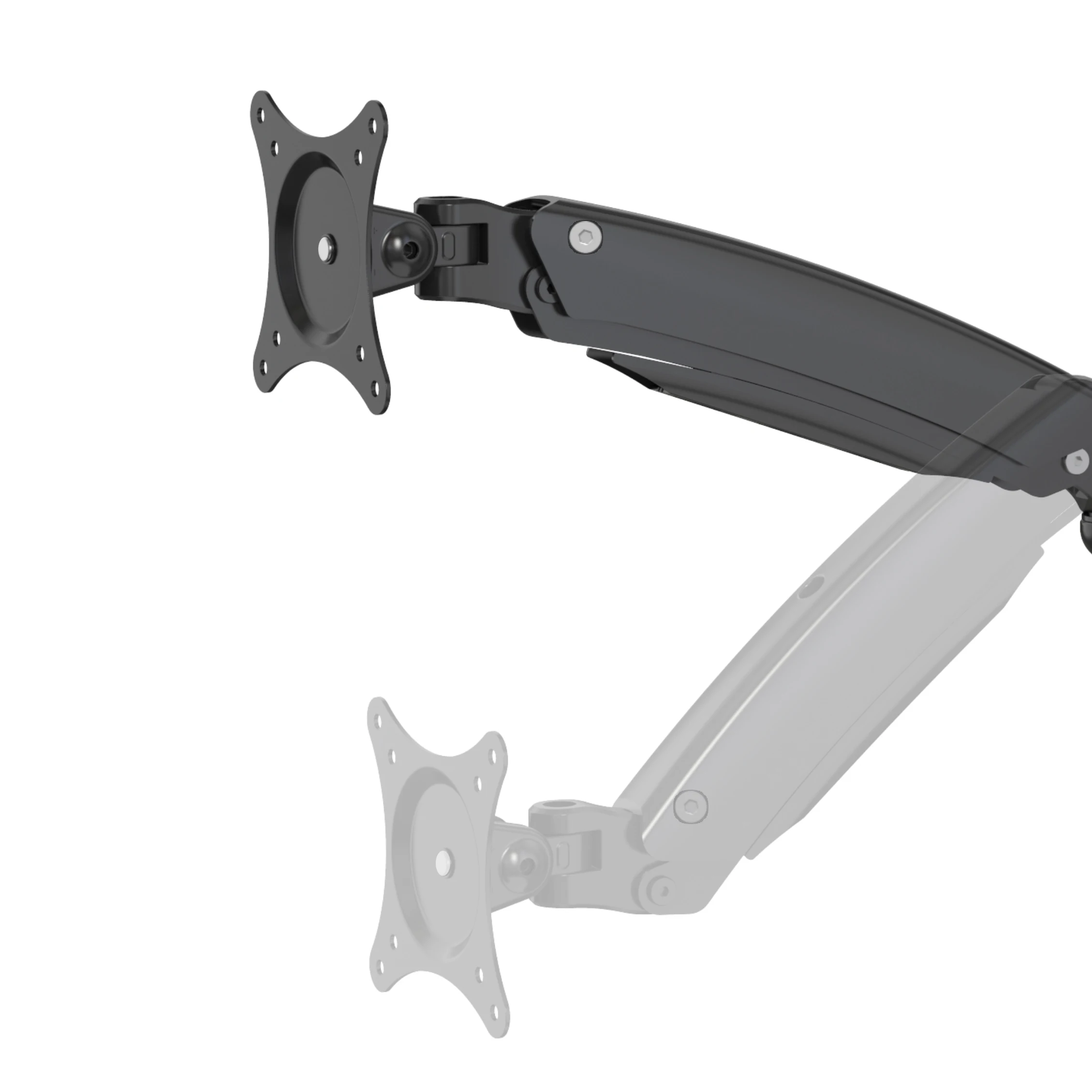 V-mounts Sit-to-Stand Wall Mount - Adjustable Computer Station