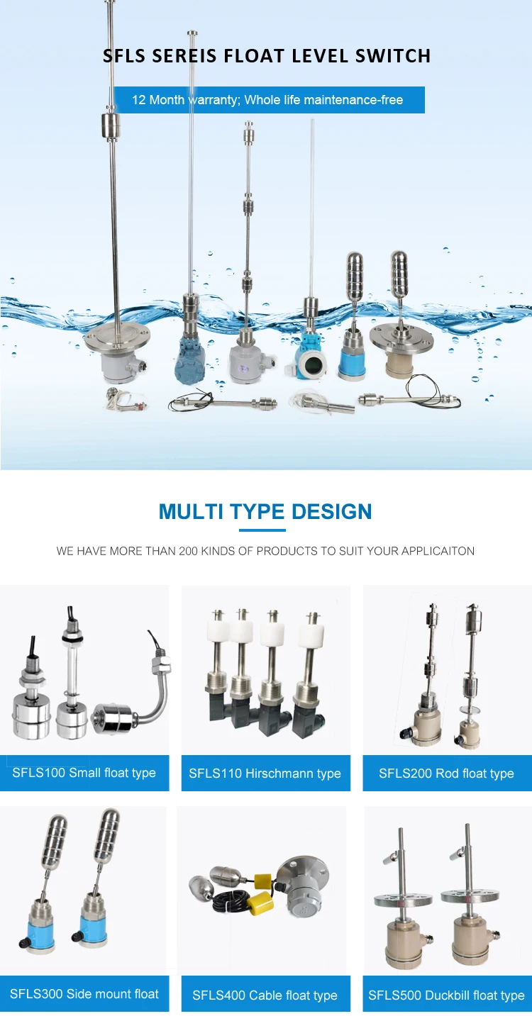 Water Level Side Mounted Float Level Switch Stainless Steel Level Controller Switch - Buy Float ...