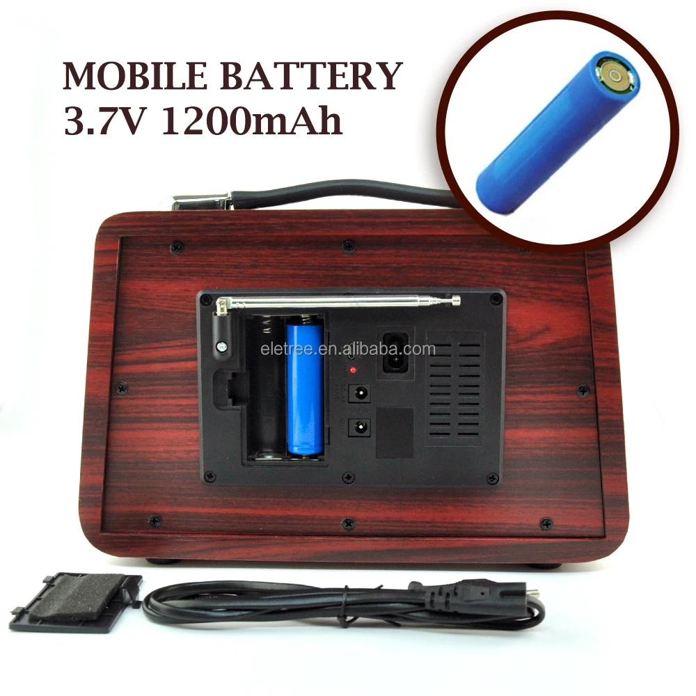 Retro Vintage Wireless USB Rechargeable AM/FM/SW Radio – Portable ...