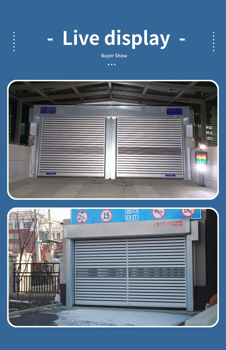 2024 High Speed Rolling Shutter Door Modern Steel Roll Up Garage Door ...