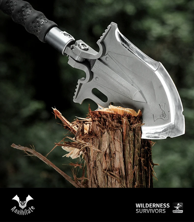 Zune Lotoo 29 in 1 Tactical Shovel - Durable & Versatile