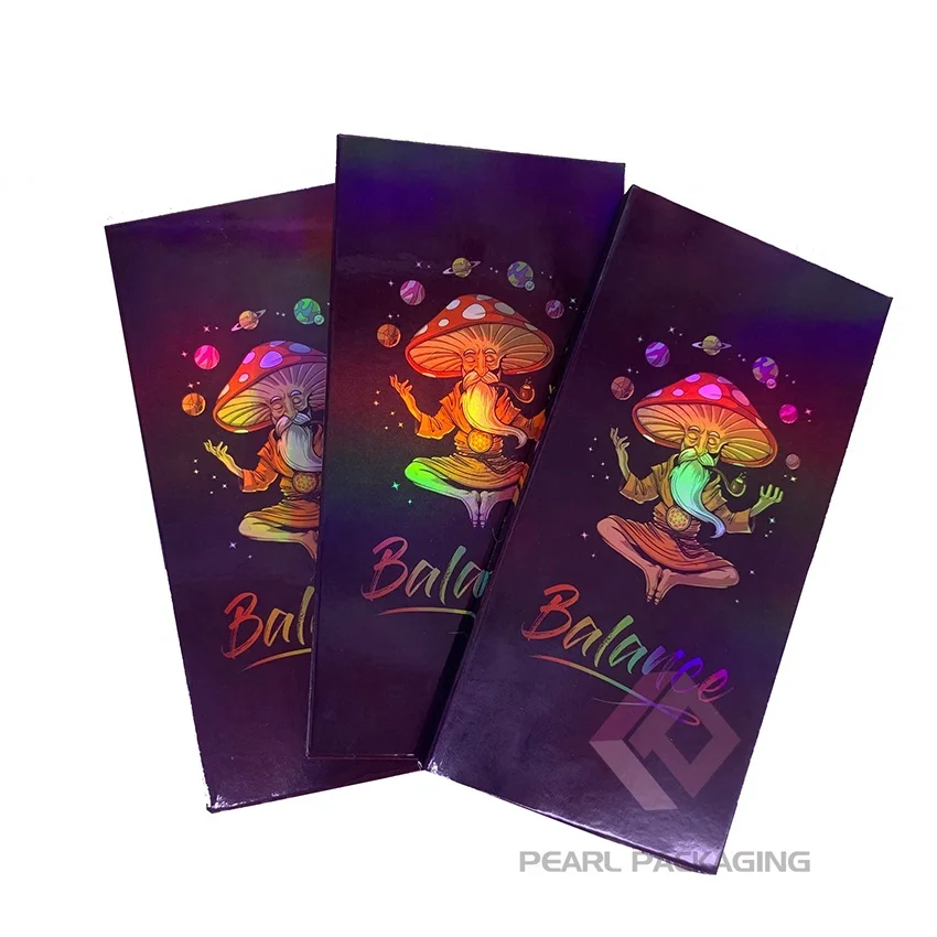 Mush Edible Chocolate Bar - Holographic Packaging Box