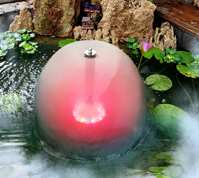 Outdoor Indoor Small Mushroom Shape Nozzle Water Fountain With Rgb Lamp ...