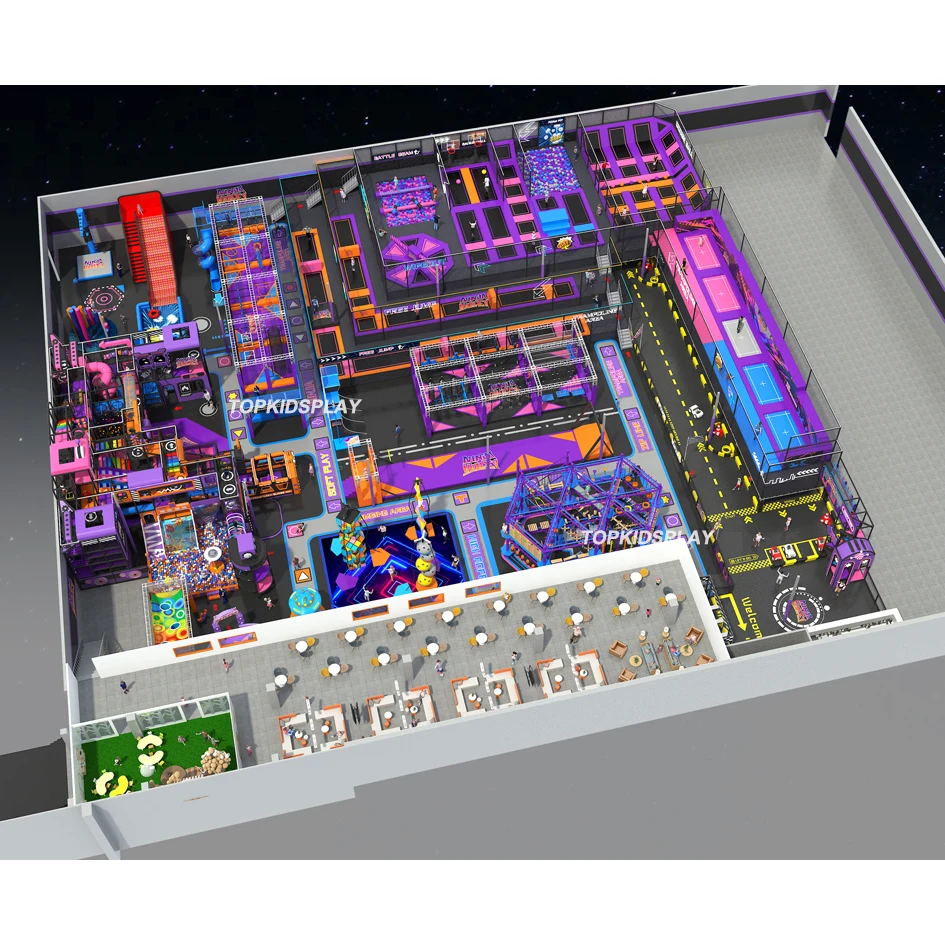 Adult Jumping Platforms Indoor Outdoor Playground Trampoline Kids ...